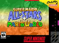 Super Mario All-stars and Super Mario World - Super Nintendo – Blue ...